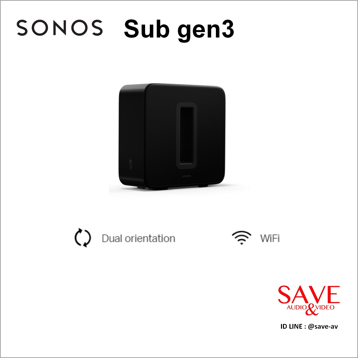SONOS SUB Gen3 BlueSound And SONOS Showroom Shop In Thailand SONOS SUB Gen3 BlueSound And SONOS Showroom Shop In Thailand