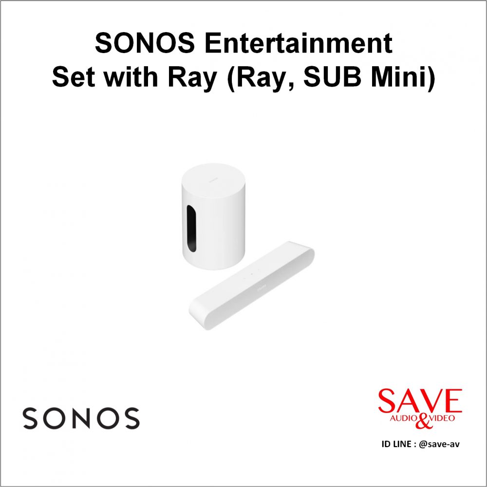 SONOS Entertainment Set with Ray (Ray + SUB Mini) – SONOS | Showroom ...